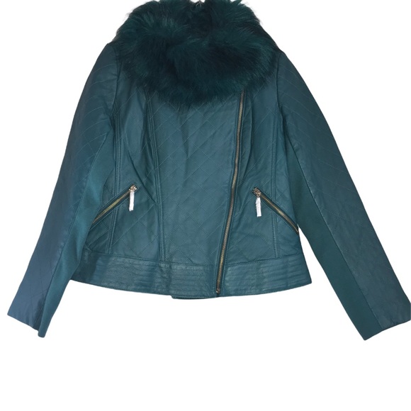 IMAN | Jackets & Coats | Iman Global Chic Genuine Leather Jacket Size S ...